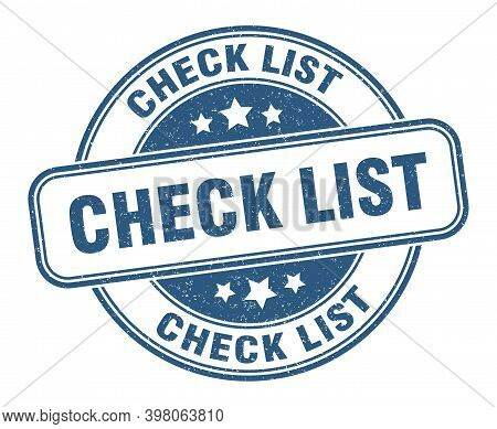Check List Stamp. Vector & Photo (Free Trial) | Bigstock