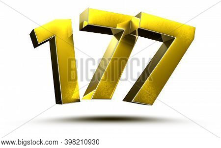 Gold Numbers 177 Image & Photo (Free Trial) | Bigstock
