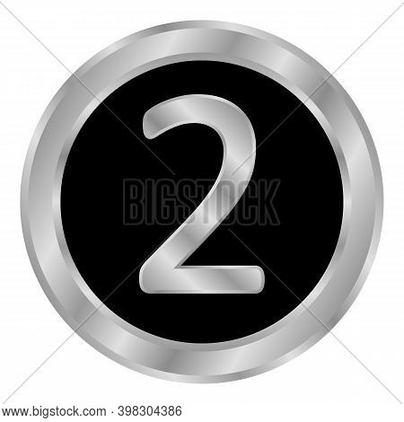 Gold Number Two Vector & Photo (Free Trial) | Bigstock