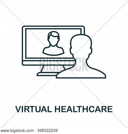Virtual Healthcare Vector & Photo (Free Trial) | Bigstock