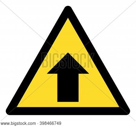 Direction Warning Vector & Photo (Free Trial) | Bigstock