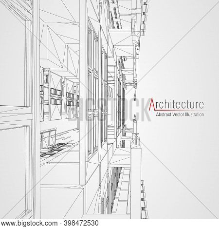 Architecture Line Vector & Photo (Free Trial) | Bigstock
