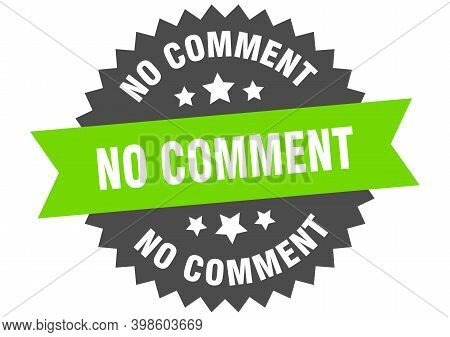 No Comment Sign. No Vector & Photo (Free Trial) | Bigstock