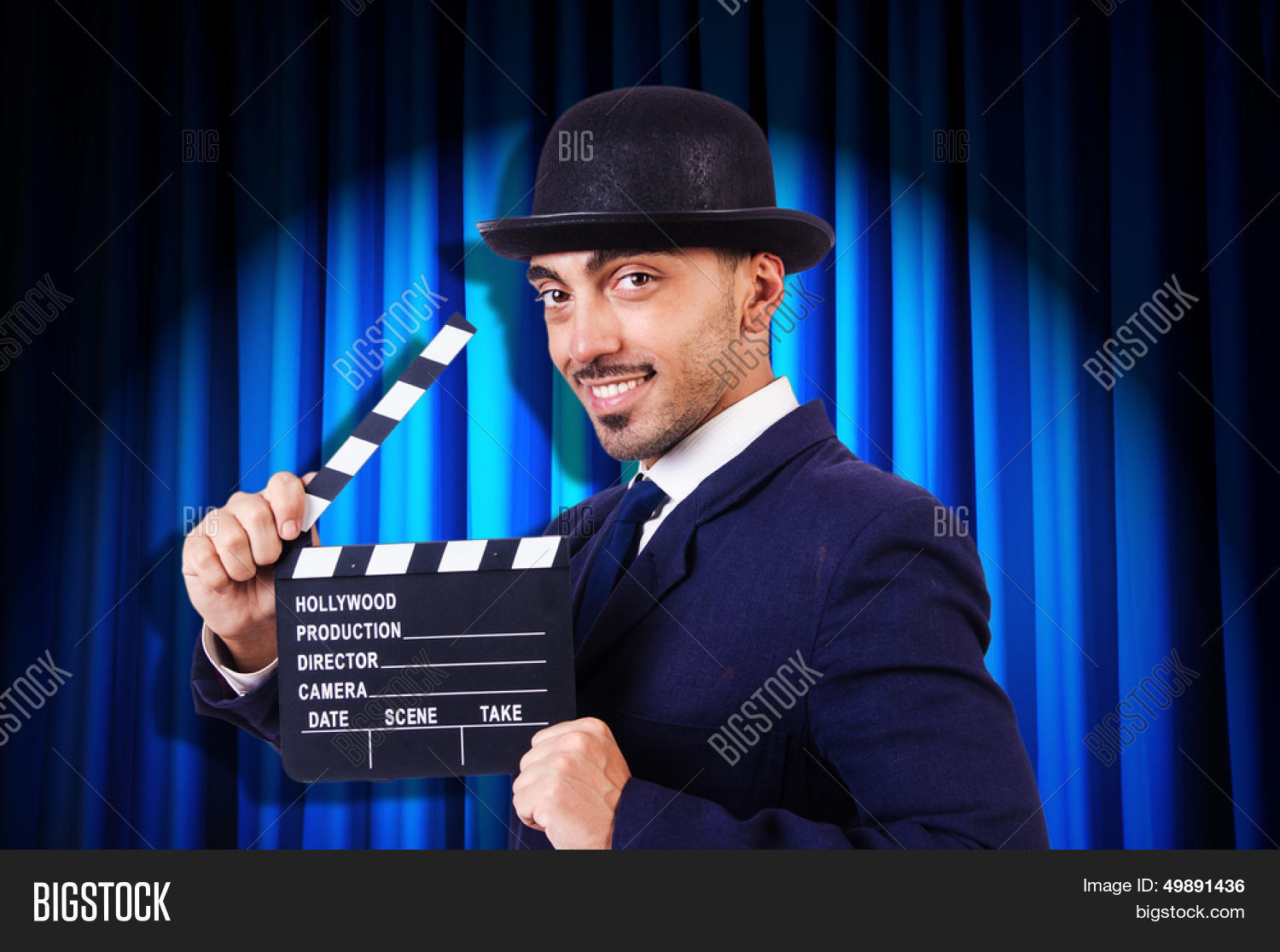 Man Movie Clapper On Image & Photo (Free Trial) | Bigstock