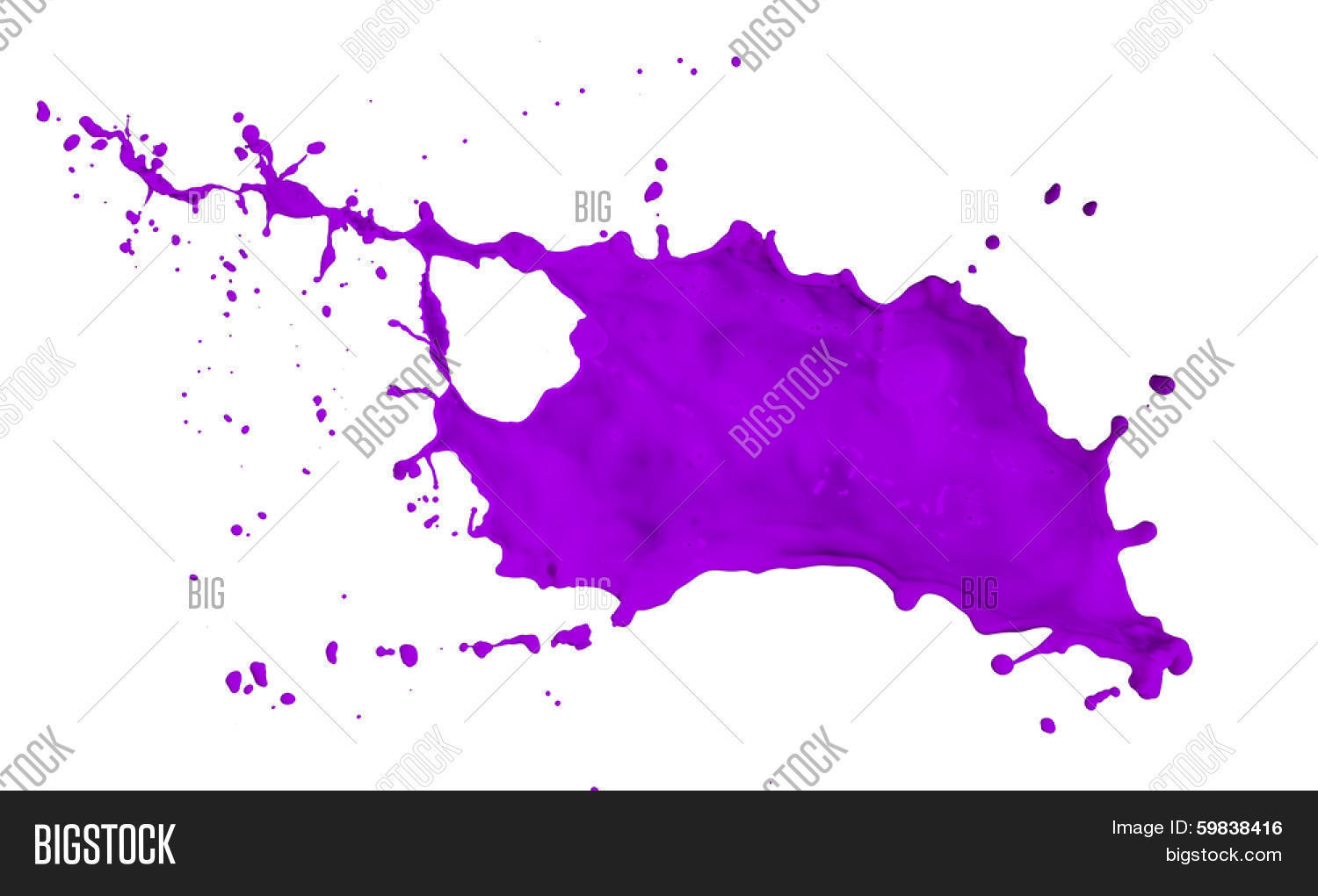 Violet Paint Splash Image & Photo (Free Trial) | Bigstock