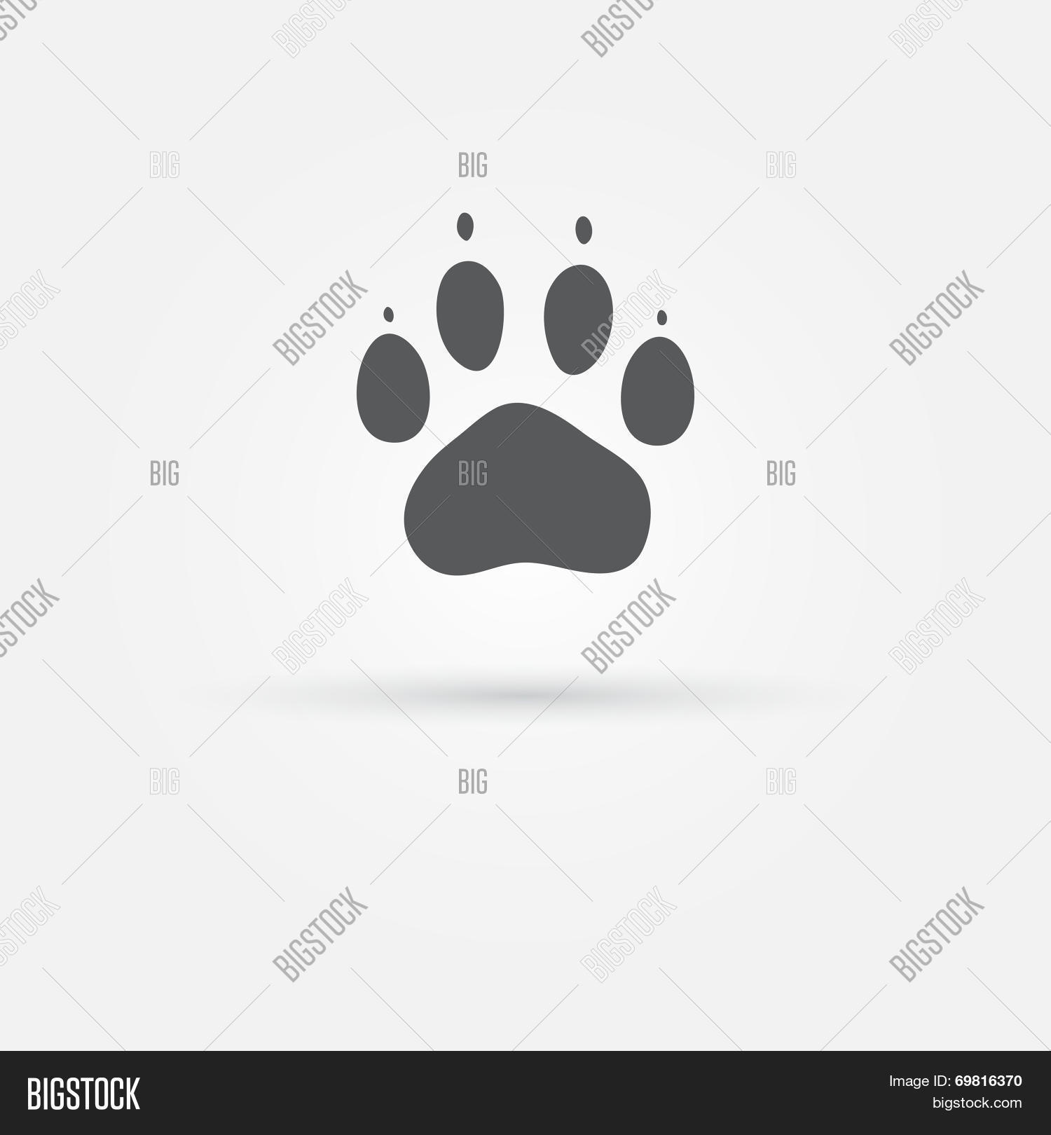 Cat Paw - Vector Vector & Photo (Free Trial) | Bigstock