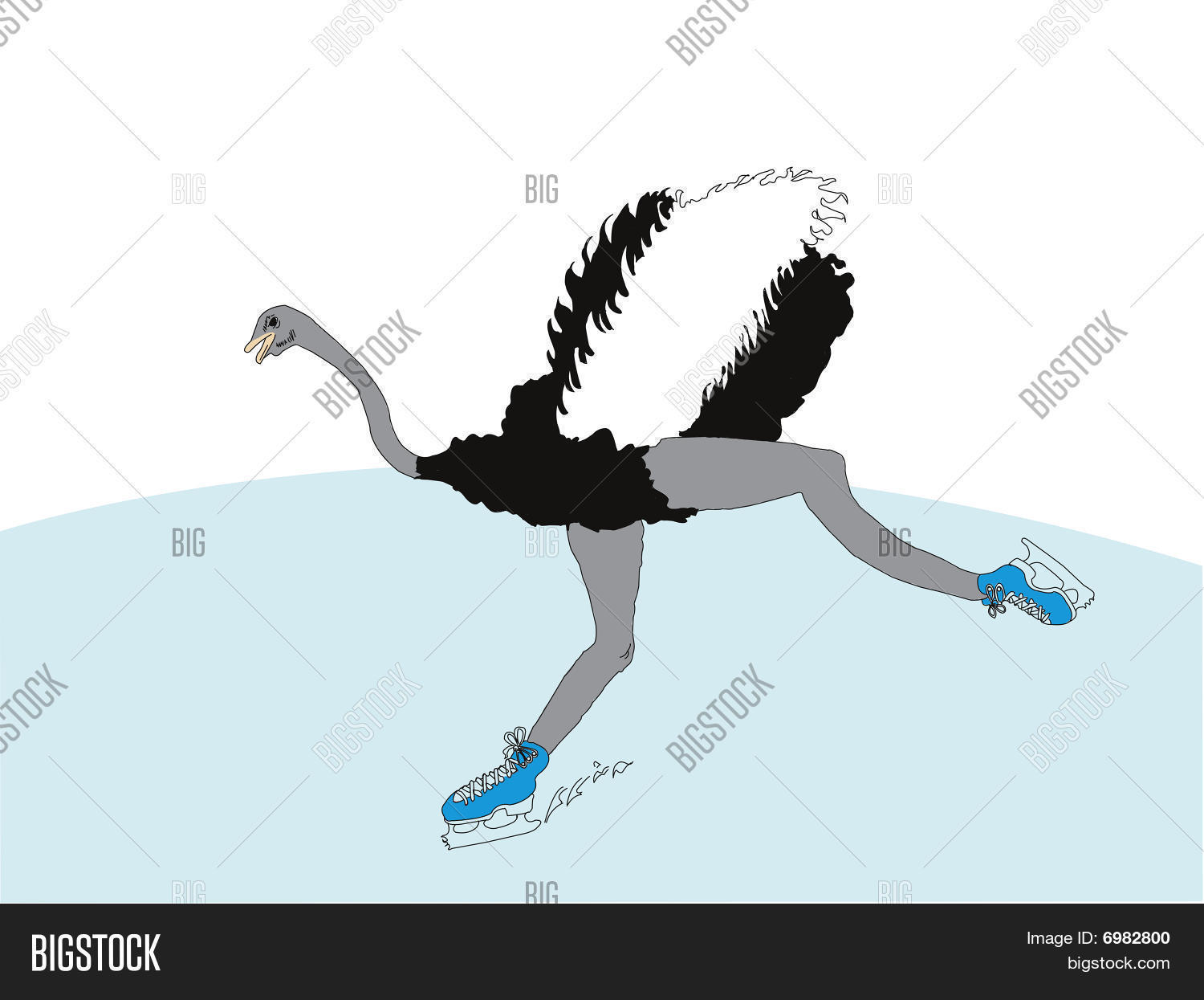 Illustration Ostrich Vector & Photo (Free Trial) | Bigstock