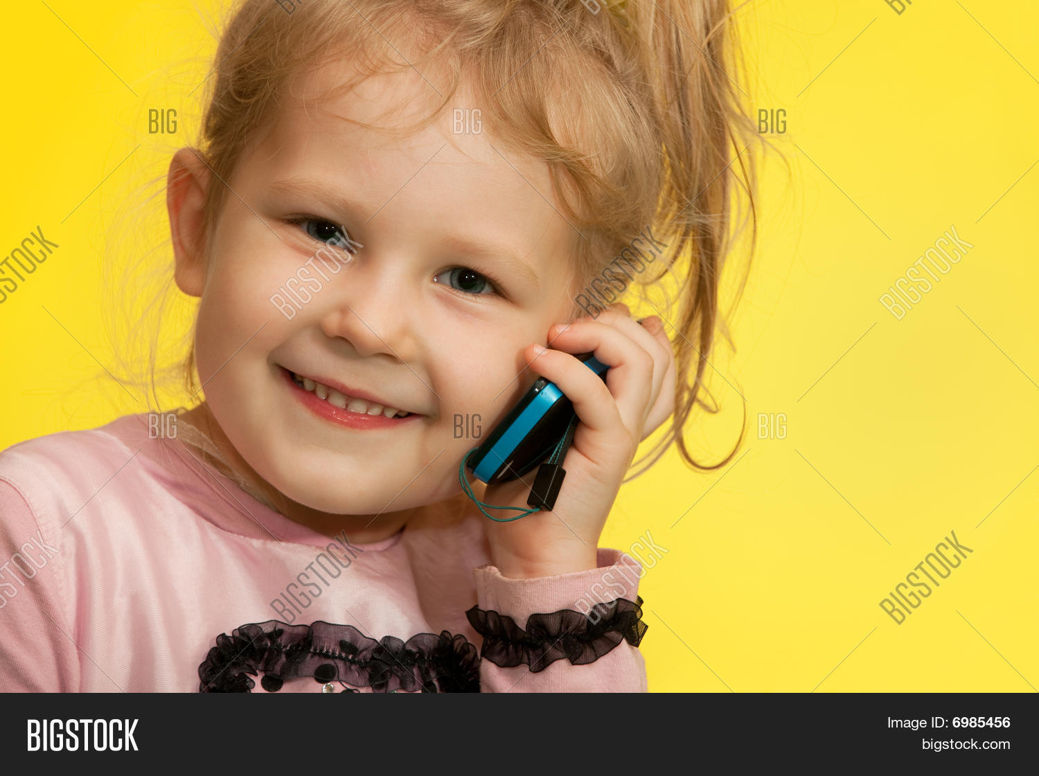Little Girl On Yellow Image & Photo (Free Trial) | Bigstock