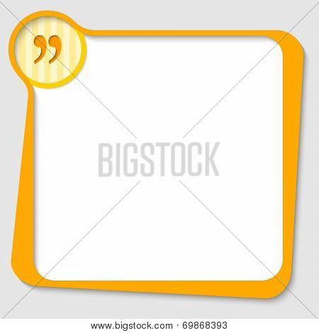 Yellow Text Box Any Vector & Photo (Free Trial) | Bigstock