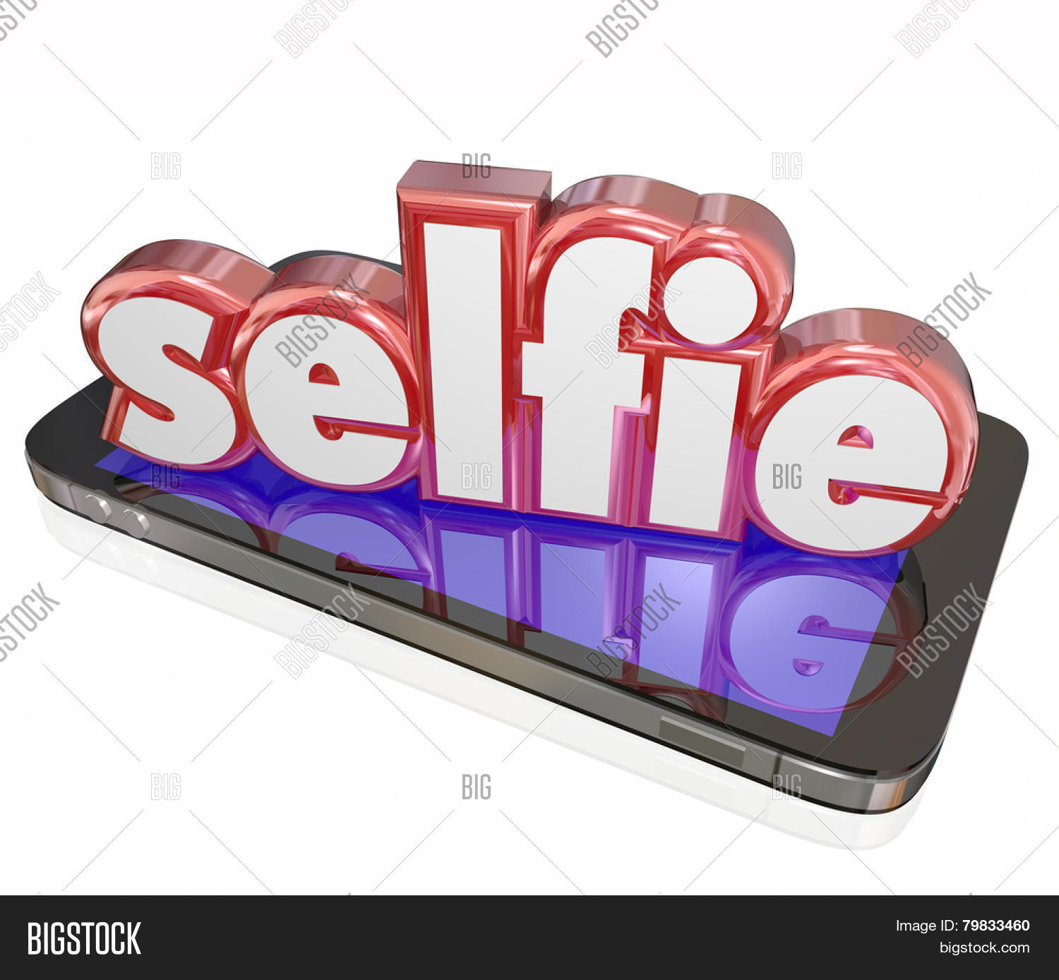 Selfie Word 3d Red Image & Photo (Free Trial) | Bigstock