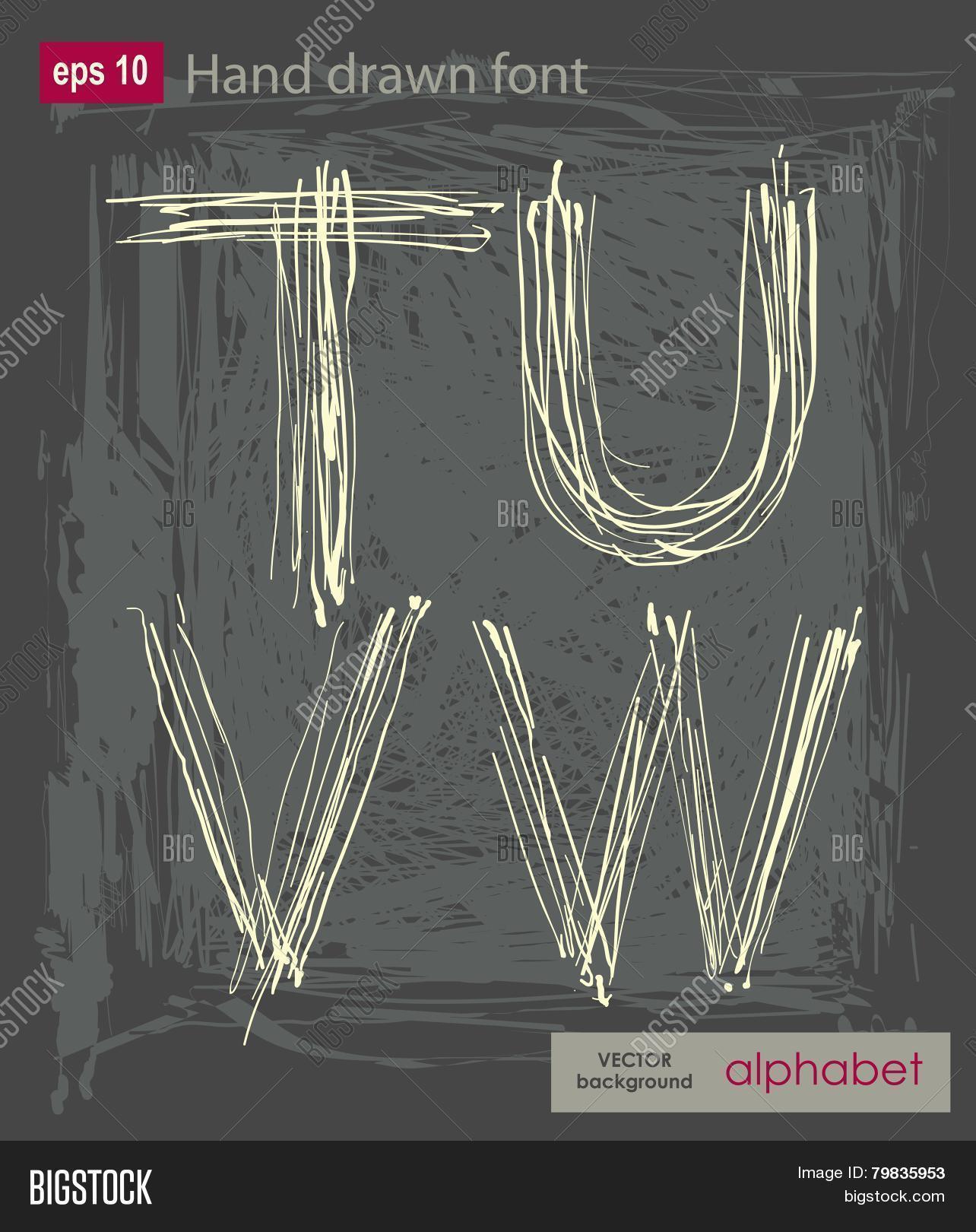 Handwritten Alphabet Vector & Photo (Free Trial) | Bigstock
