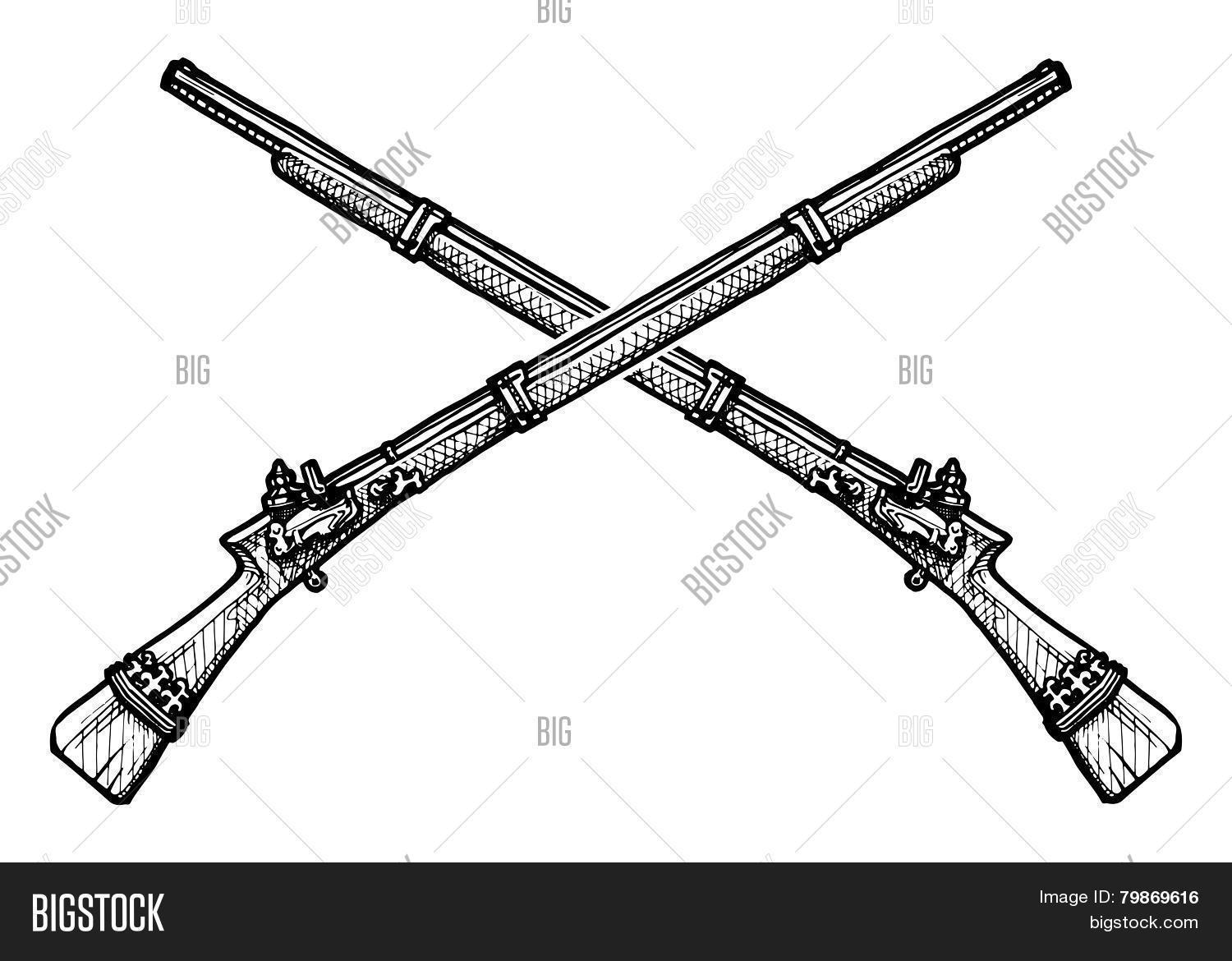 Old Musket Vector & Photo (Free Trial) | Bigstock