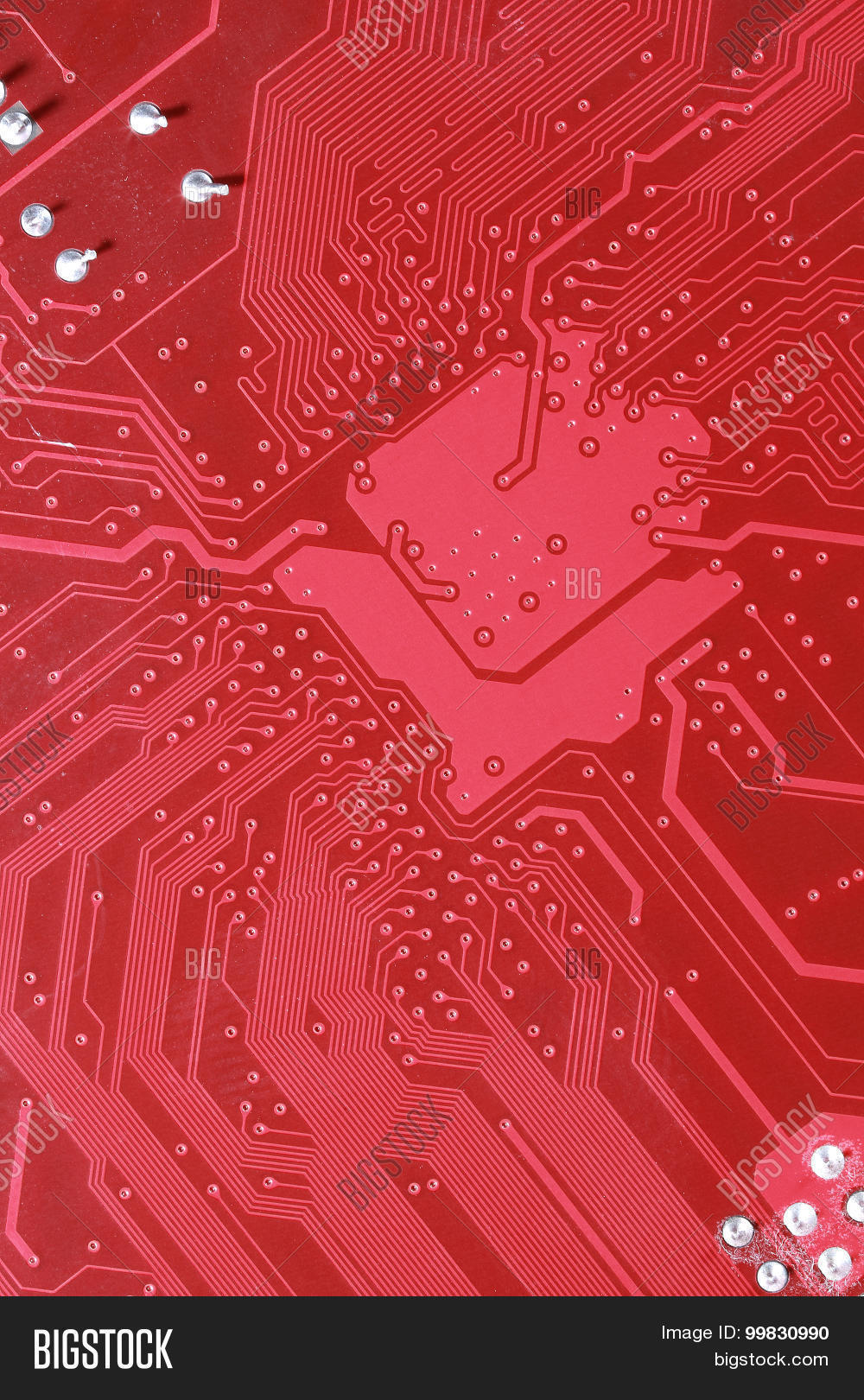 Red Circuit Board Image & Photo (Free Trial) | Bigstock