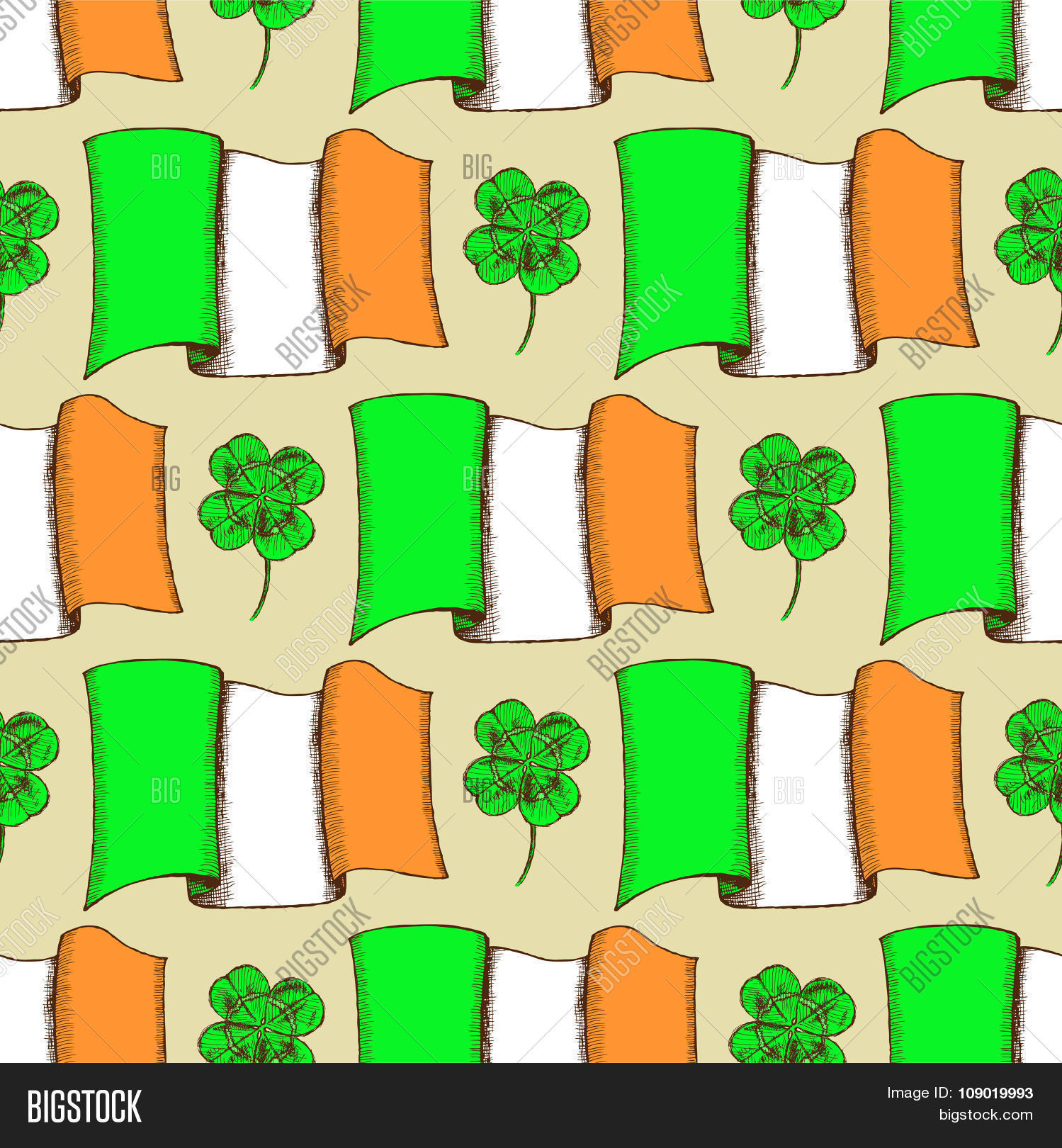 Sketch Irish Pattern Vector & Photo (Free Trial) | Bigstock