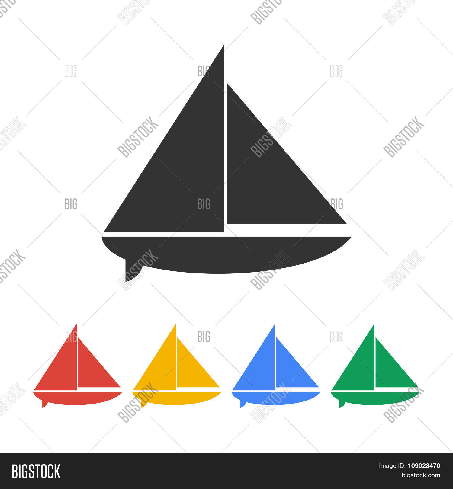 Boat Vector Black Vector & Photo (Free Trial) | Bigstock