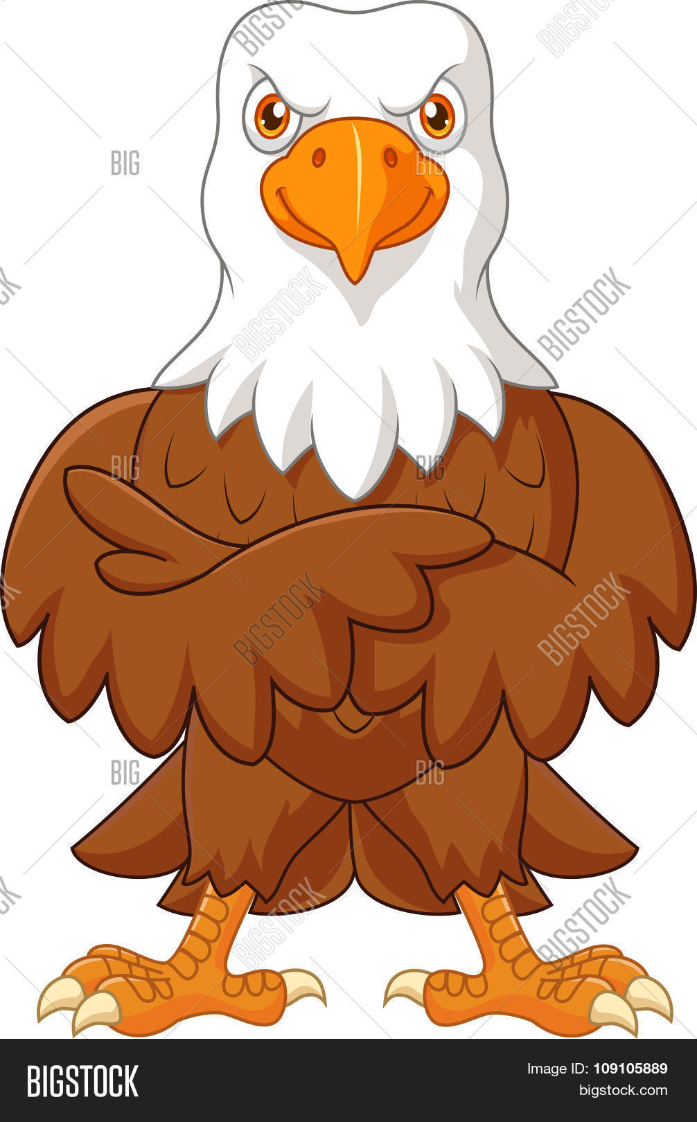 Cute Eagle Cartoon Vector & Photo (Free Trial) | Bigstock