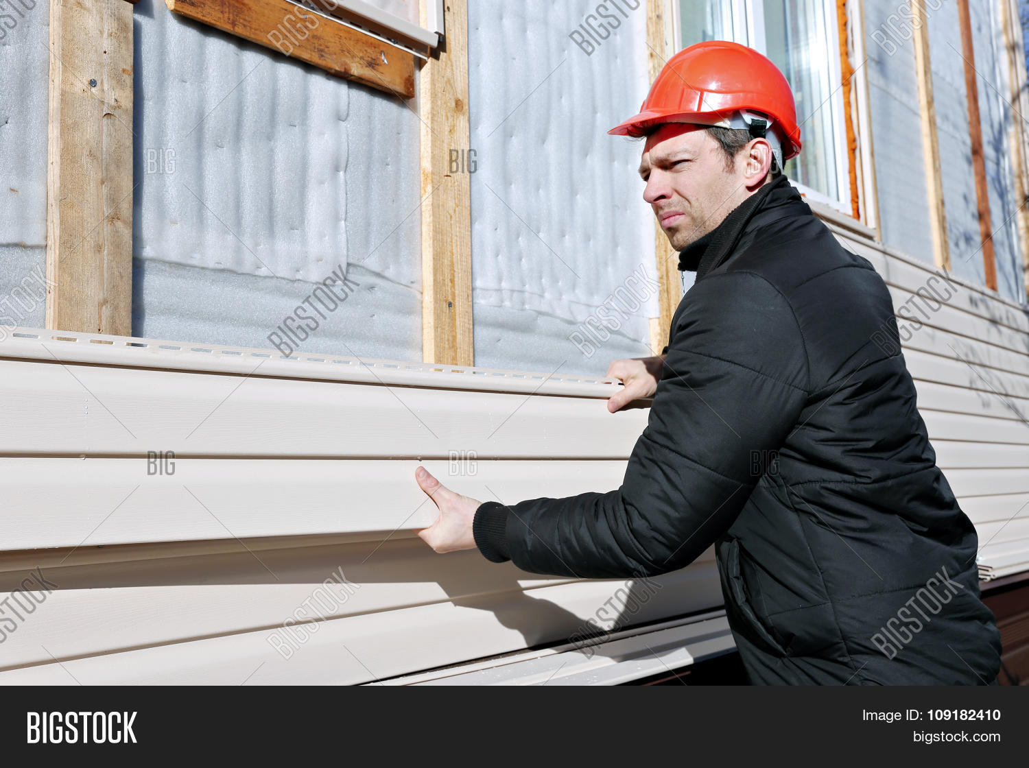 Worker Installs Panels Image & Photo (Free Trial) | Bigstock