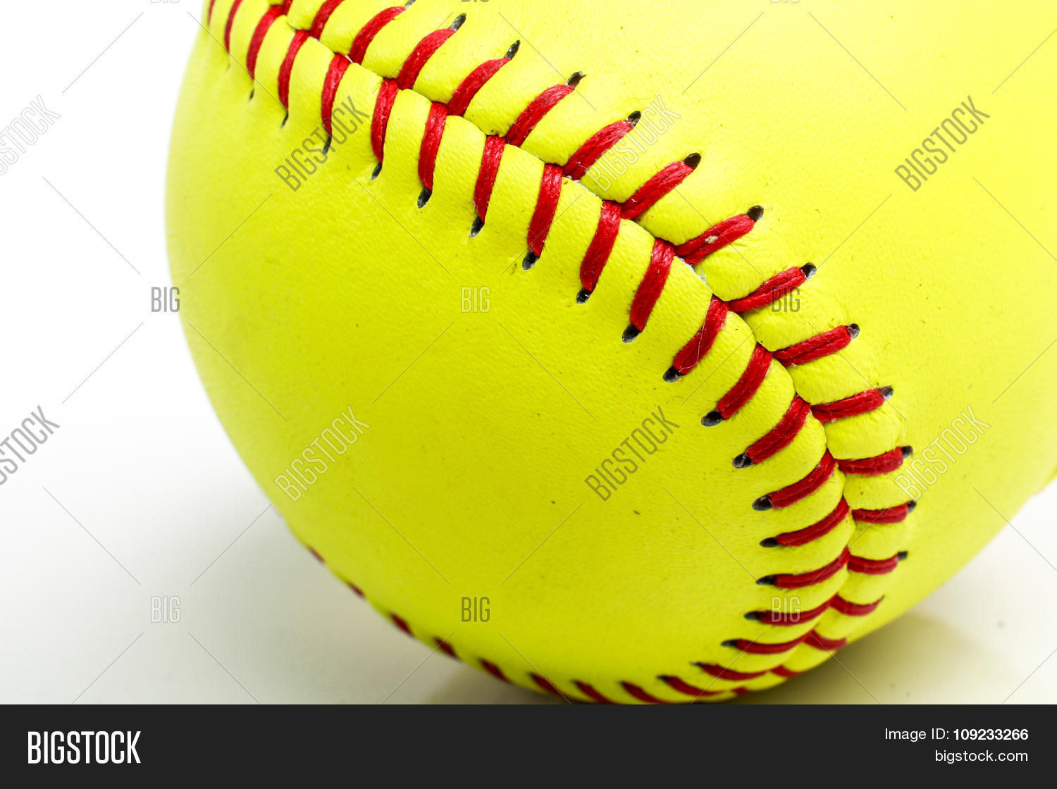 Yellow Ball Softball Image & Photo (Free Trial) | Bigstock