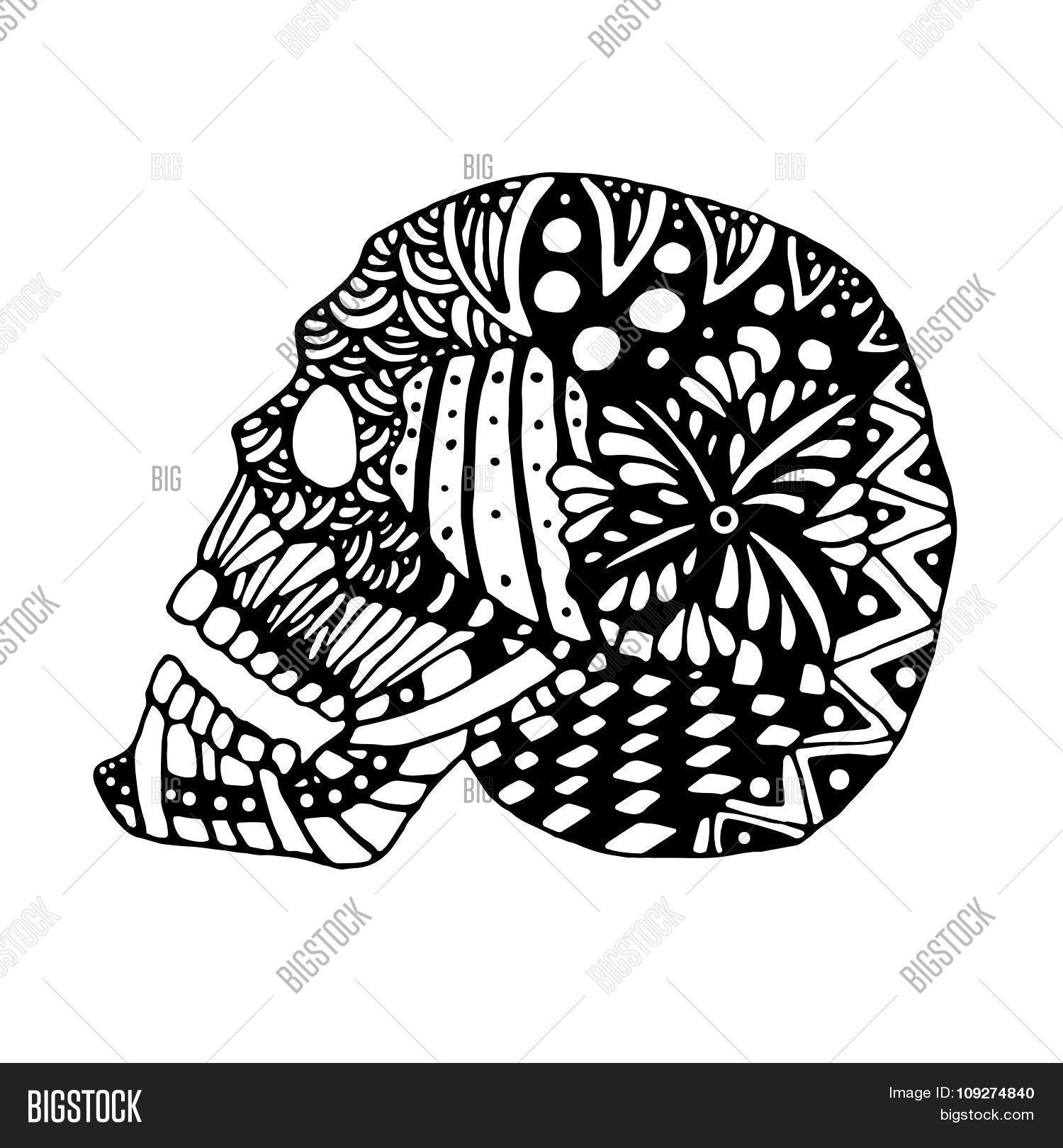 Hand Draw Skull Vector & Photo (Free Trial) | Bigstock