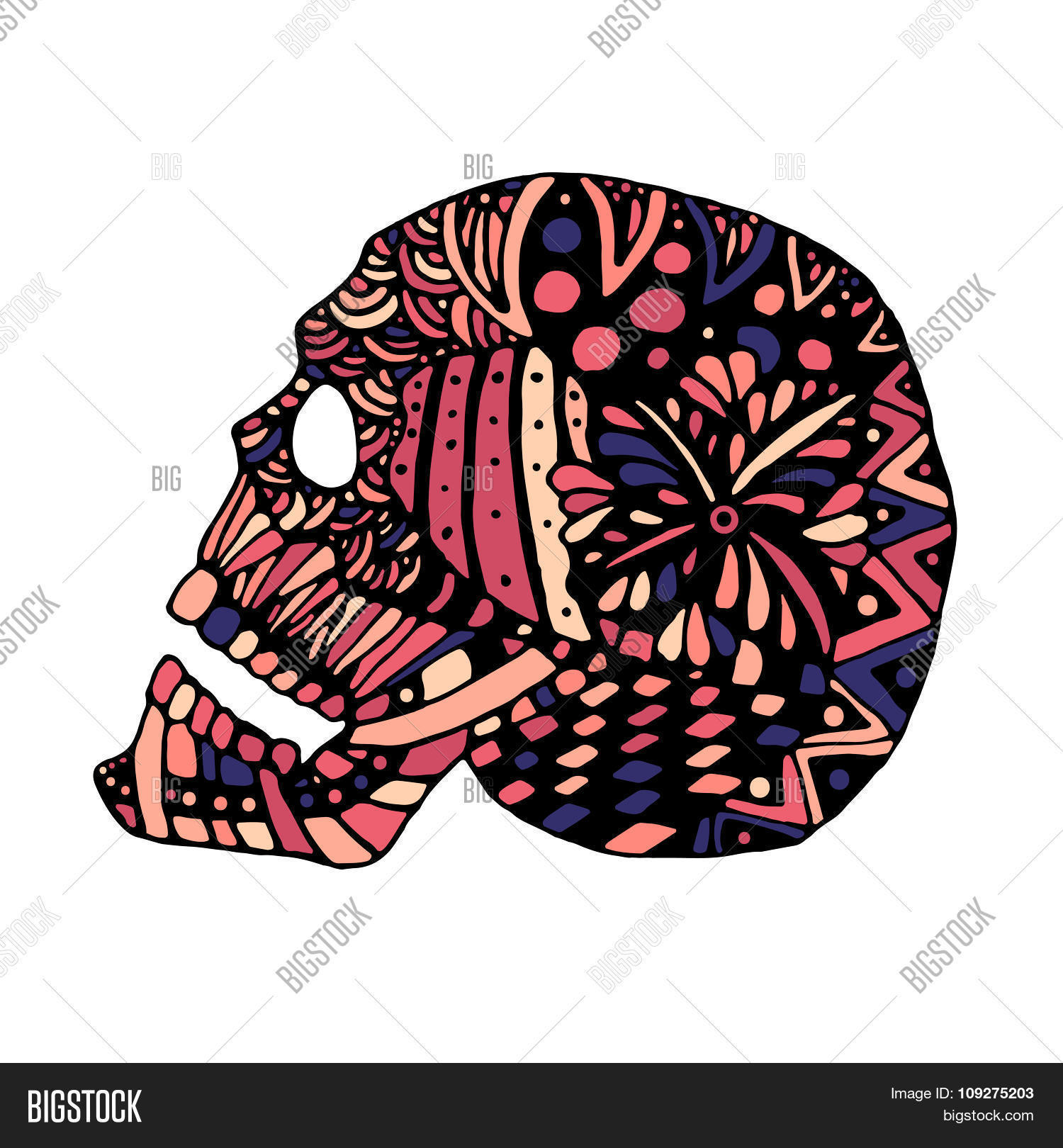 Hand Draw Skull Vector & Photo (Free Trial) | Bigstock
