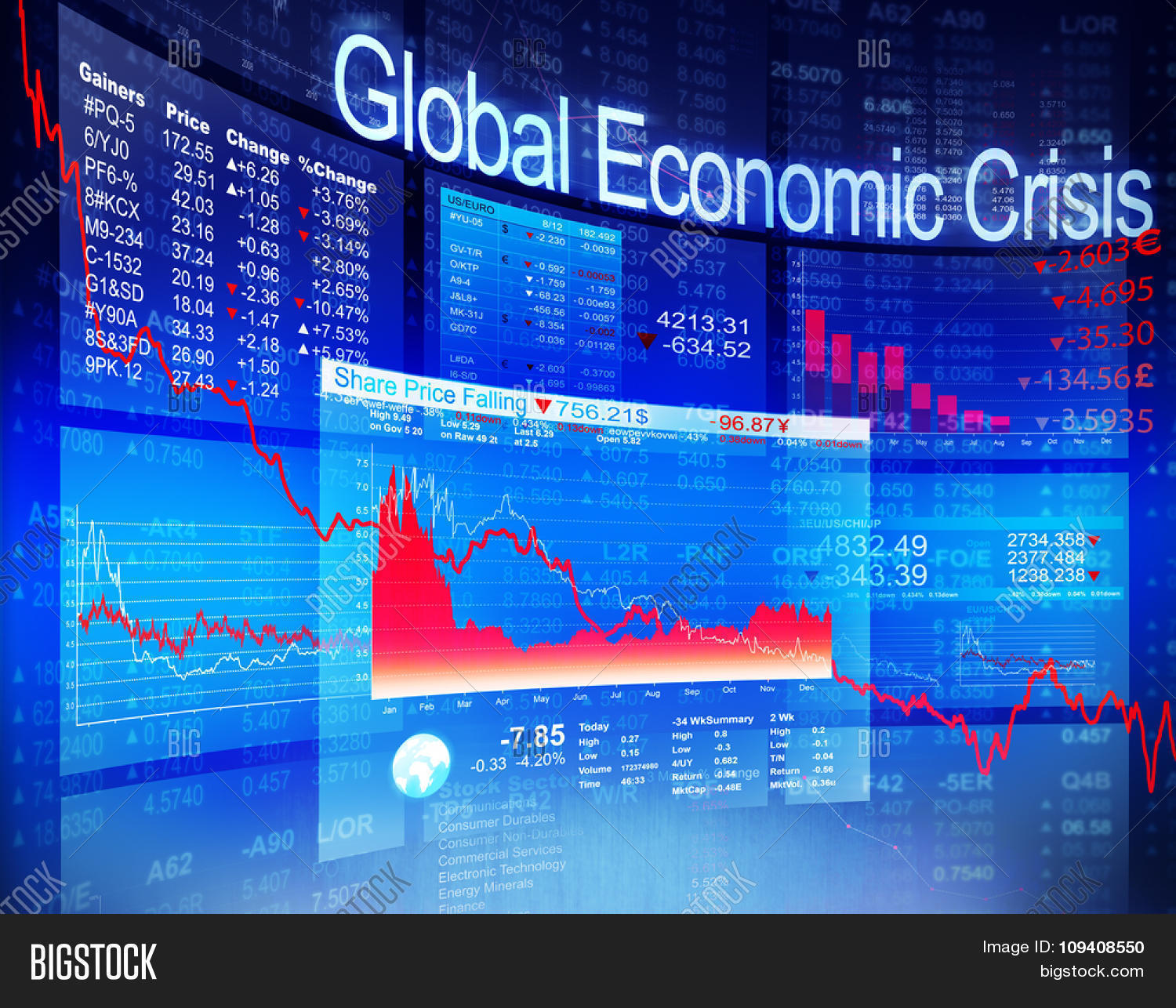 Global Economic Crisis Image & Photo (Free Trial) | Bigstock