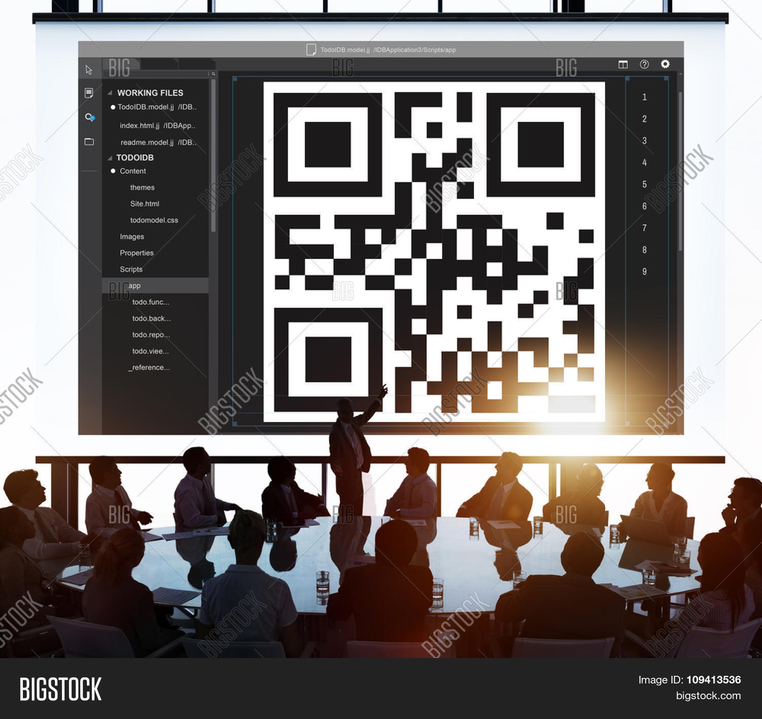 QR Code Encryption Image & Photo (Free Trial) | Bigstock