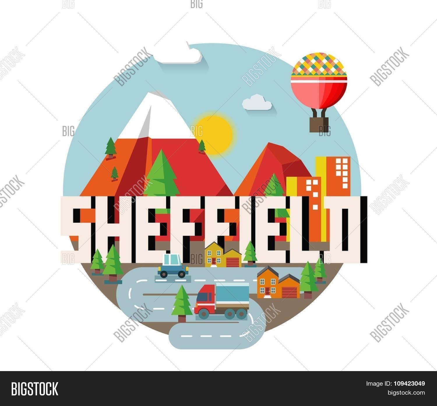Sheffield England Vector & Photo (Free Trial) | Bigstock