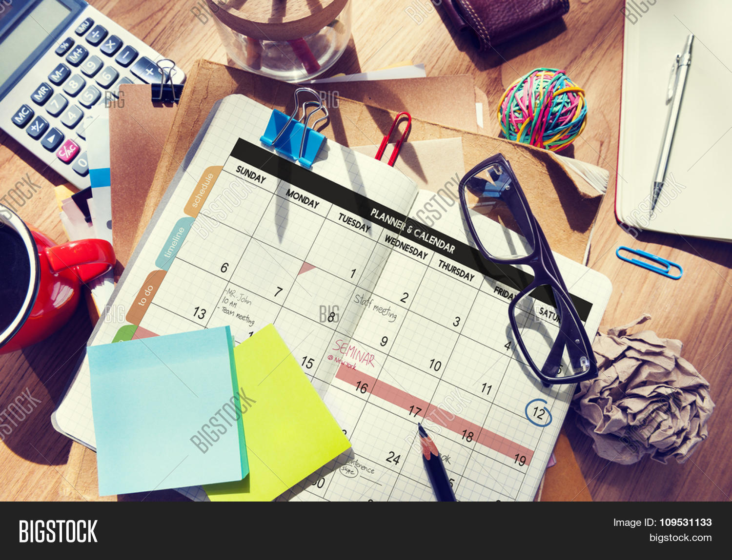 Calender Planner Image & Photo (Free Trial) | Bigstock