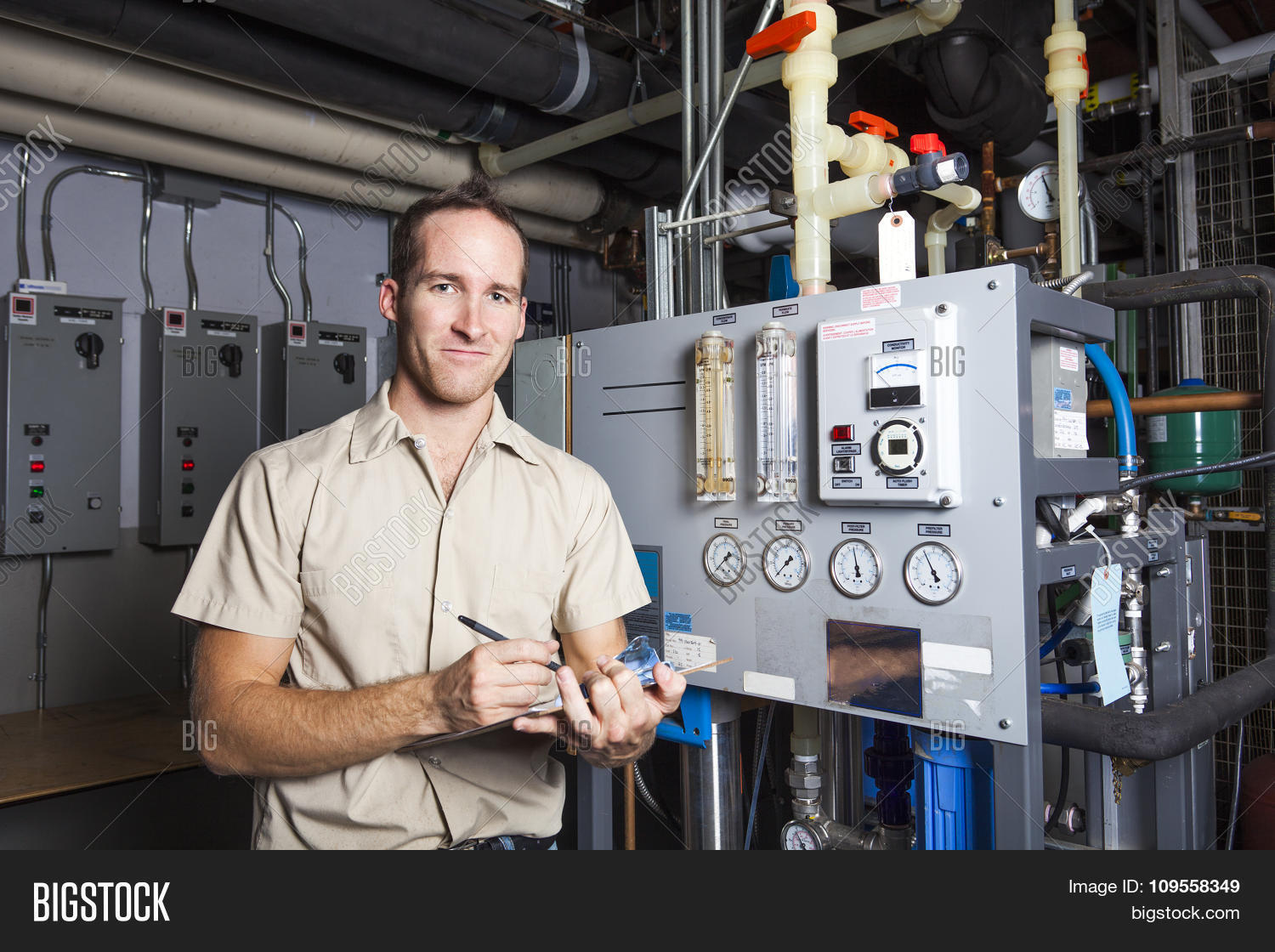 Technician Inspecting Image & Photo (Free Trial) | Bigstock