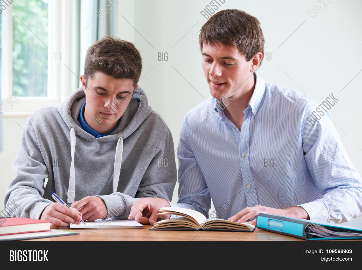 Teenage Boy Studying Image & Photo (Free Trial) | Bigstock