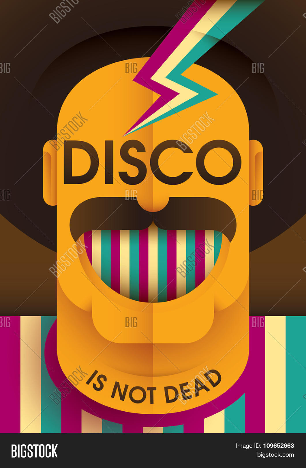 Comic Disco Poster. Vector & Photo (Free Trial) | Bigstock