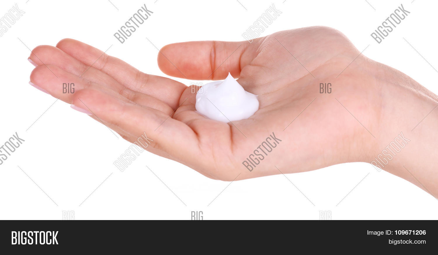 Cream On Woman's Hand Image & Photo (Free Trial) | Bigstock