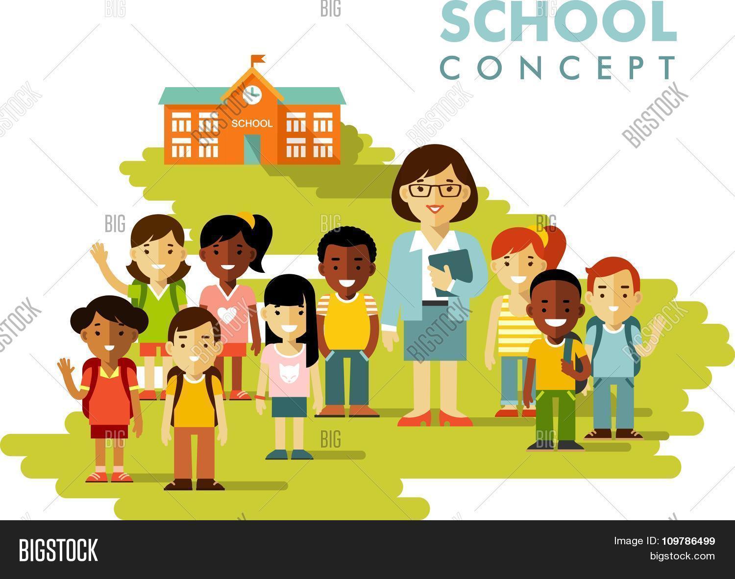 Students Group Vector & Photo (Free Trial) | Bigstock