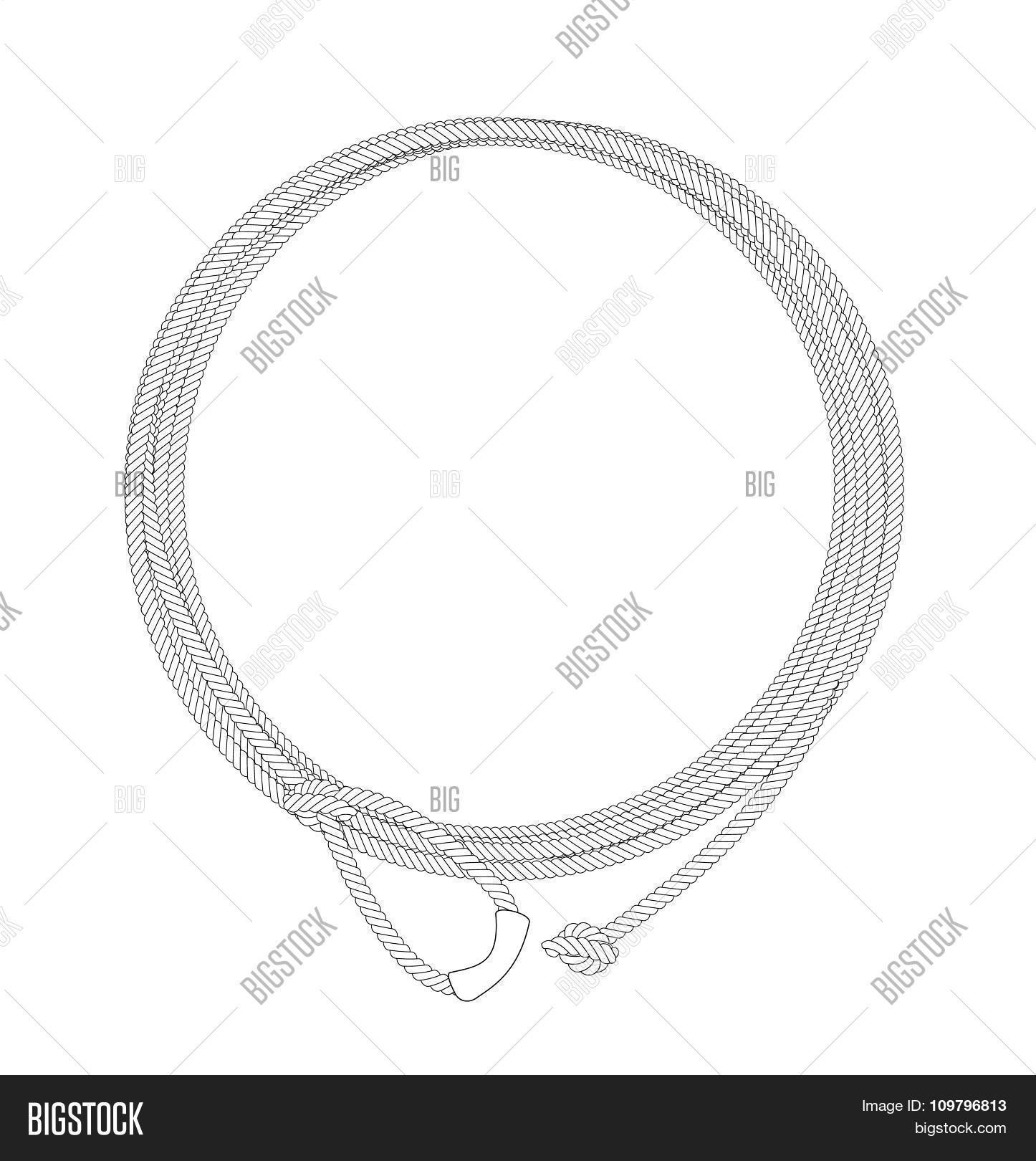Wild West Lasso Rope Vector & Photo (Free Trial) | Bigstock