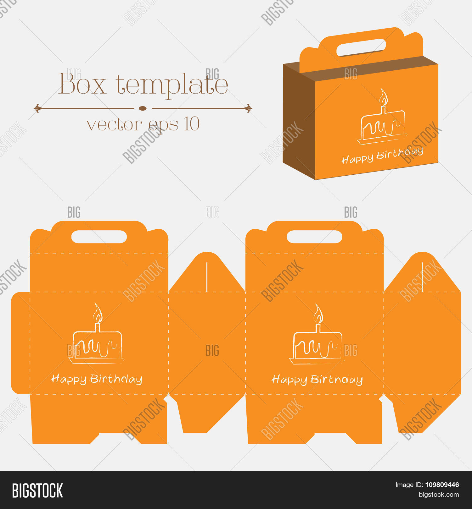 Vector Box Template. Vector & Photo (Free Trial) | Bigstock