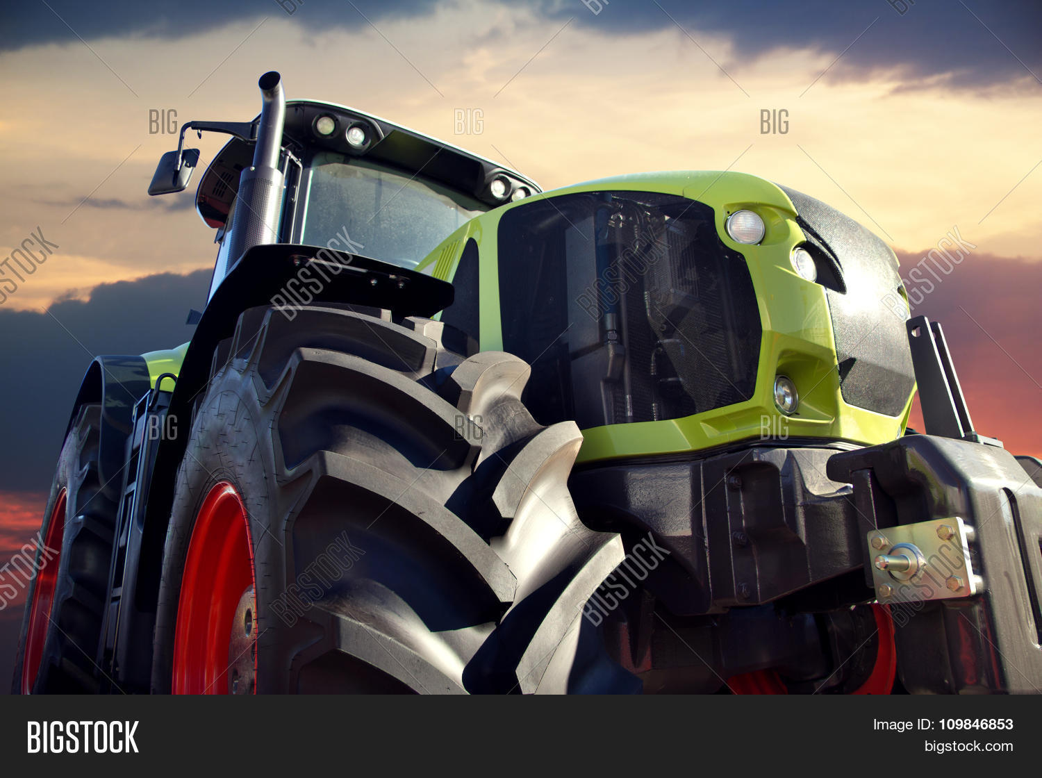 Farm Tractor Working Image & Photo (Free Trial) | Bigstock