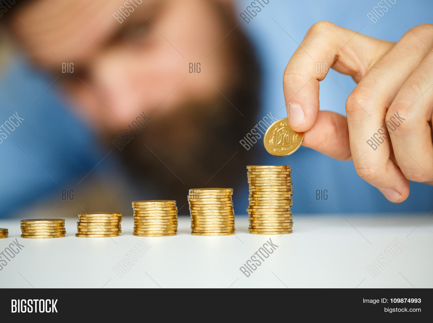 Male Hand Stacking Image & Photo (Free Trial) | Bigstock