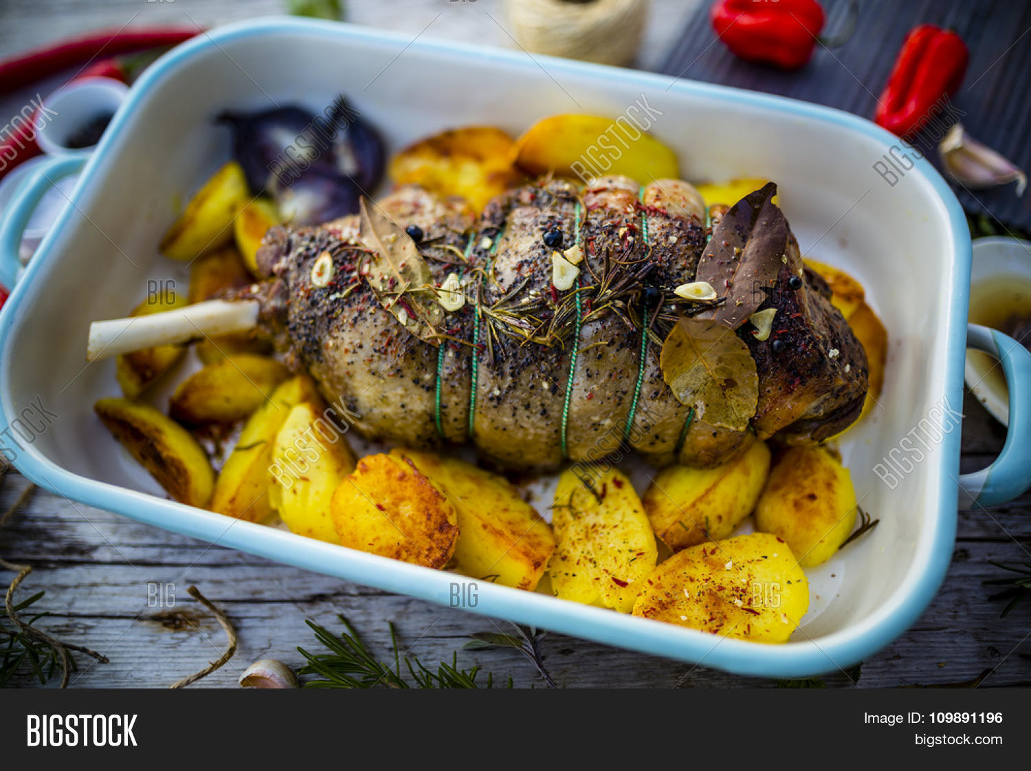 Lamb Meat - Roasted Image & Photo (Free Trial) | Bigstock