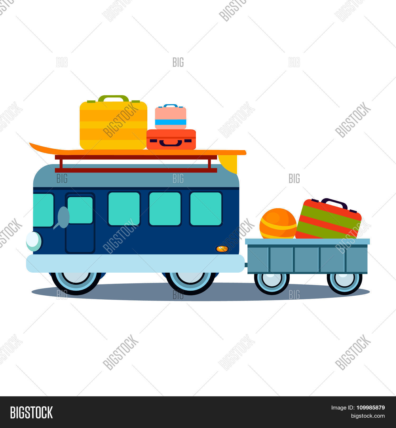Bus Side View Heap Vector & Photo (Free Trial) | Bigstock