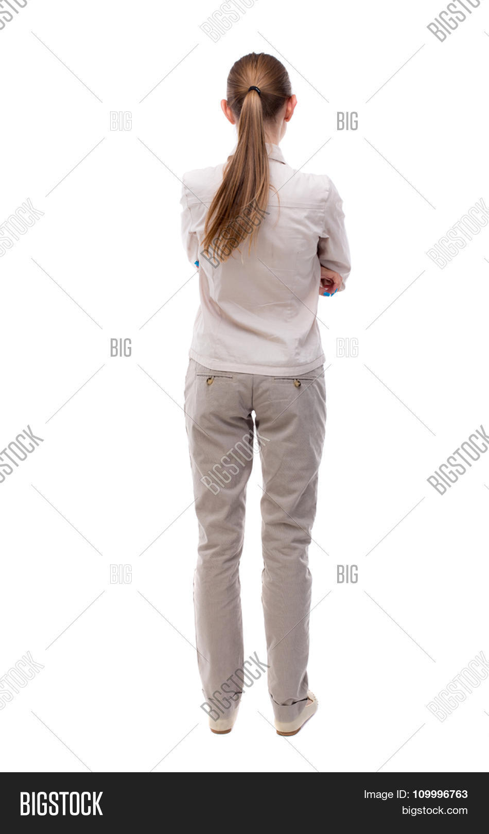 Back View Standing Image & Photo (Free Trial) | Bigstock