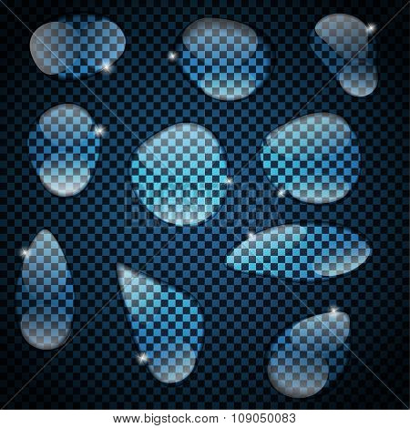 Realistic Water Drops Vector & Photo (Free Trial) | Bigstock