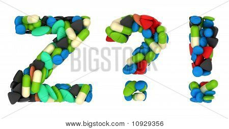 Pills Font Z Image & Photo (Free Trial) | Bigstock