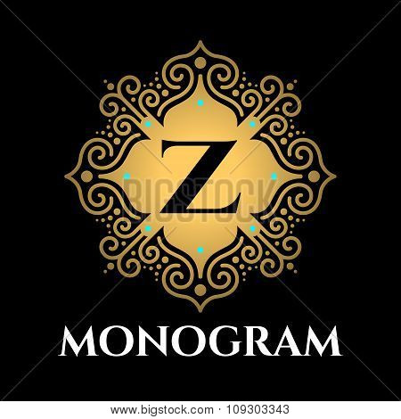 Vintage Monogram Vector & Photo (Free Trial) | Bigstock