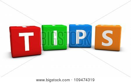 Tips Sign On Colorful Image & Photo (Free Trial) | Bigstock