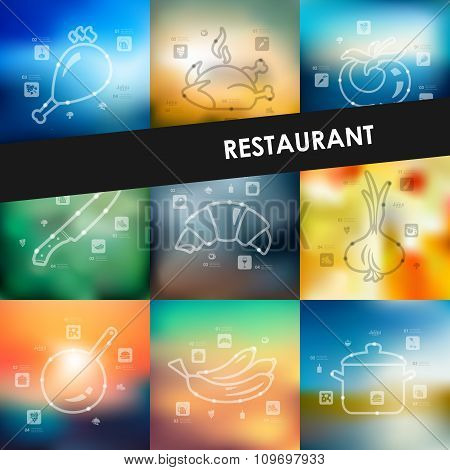 Restaurant Timeline Vector & Photo (Free Trial) | Bigstock