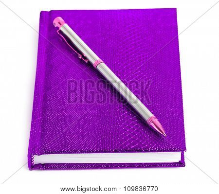 Purple Notebook Silver Image & Photo (Free Trial) | Bigstock