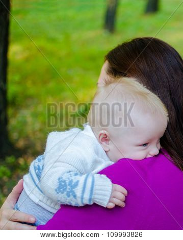 Mother Hugs Her Baby Image & Photo (Free Trial) | Bigstock