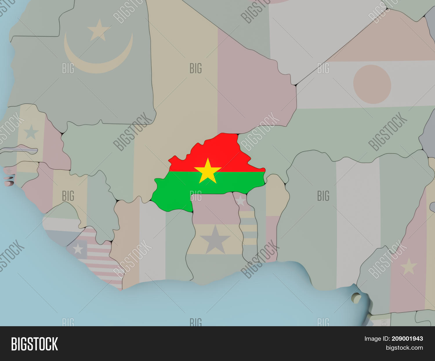 Burkina Faso On Image & Photo (Free Trial) | Bigstock