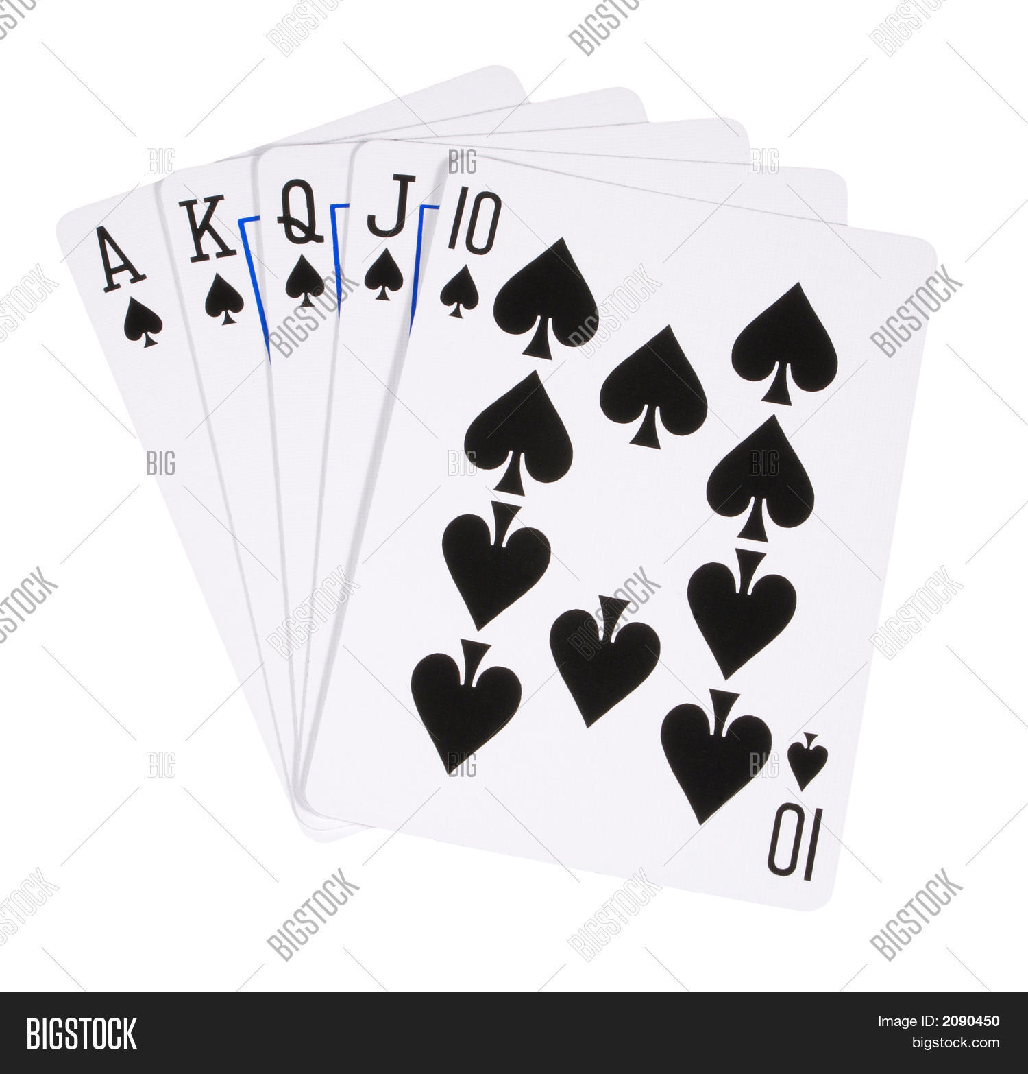 Spade Royal Flush Image & Photo (Free Trial) | Bigstock