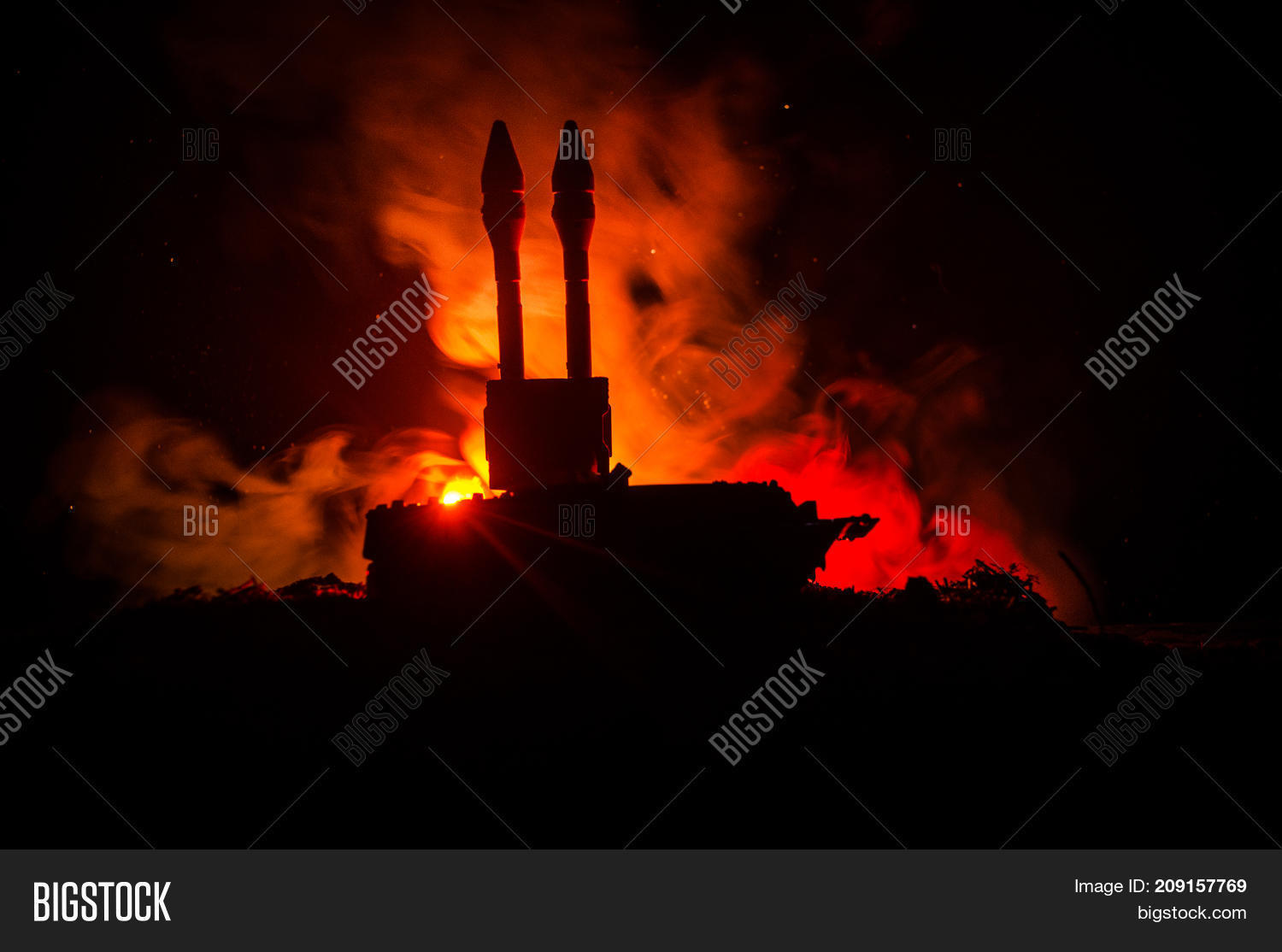 Rocket Launch Fire Image & Photo (Free Trial) | Bigstock